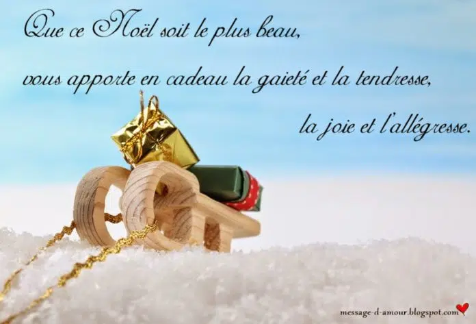 Textes pour souhaiter un joyeux Noel - Message d'amour