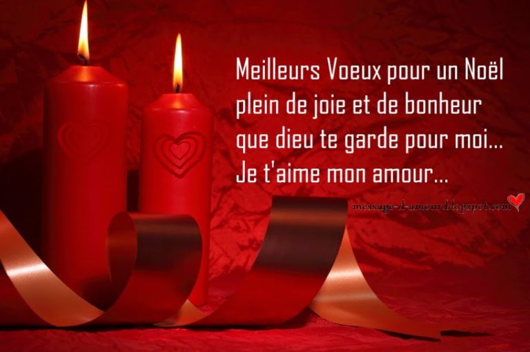 SMS pour souhaiter joyeux Noël a son amour - Message d'amour