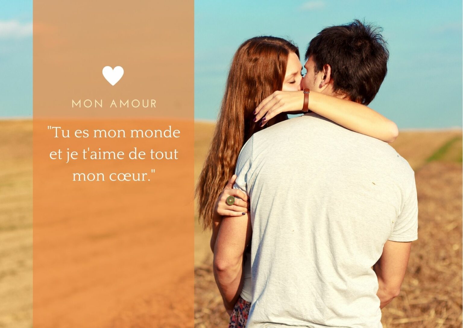 Beaux textes d'amour pour son homme - Message d'amour