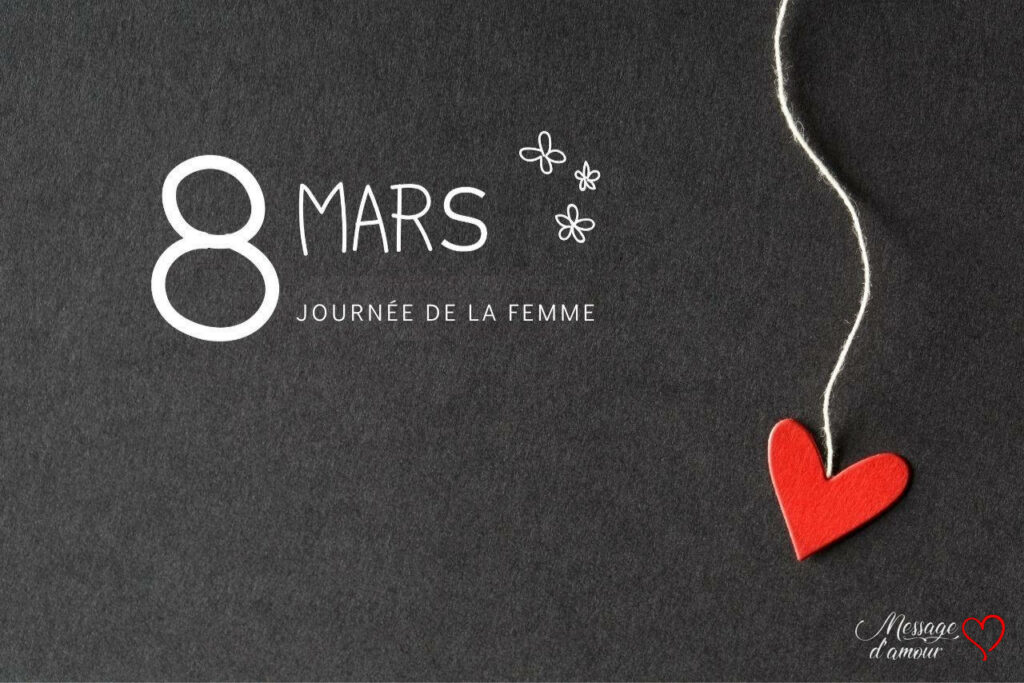 Message pour le 8 mars, journée de la femme - Message d'amour