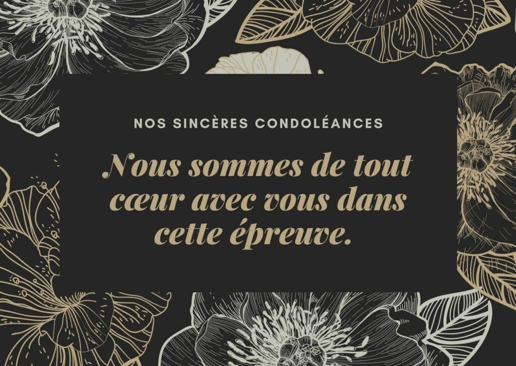 Les meilleurs messages de condoléances - Message d'amour