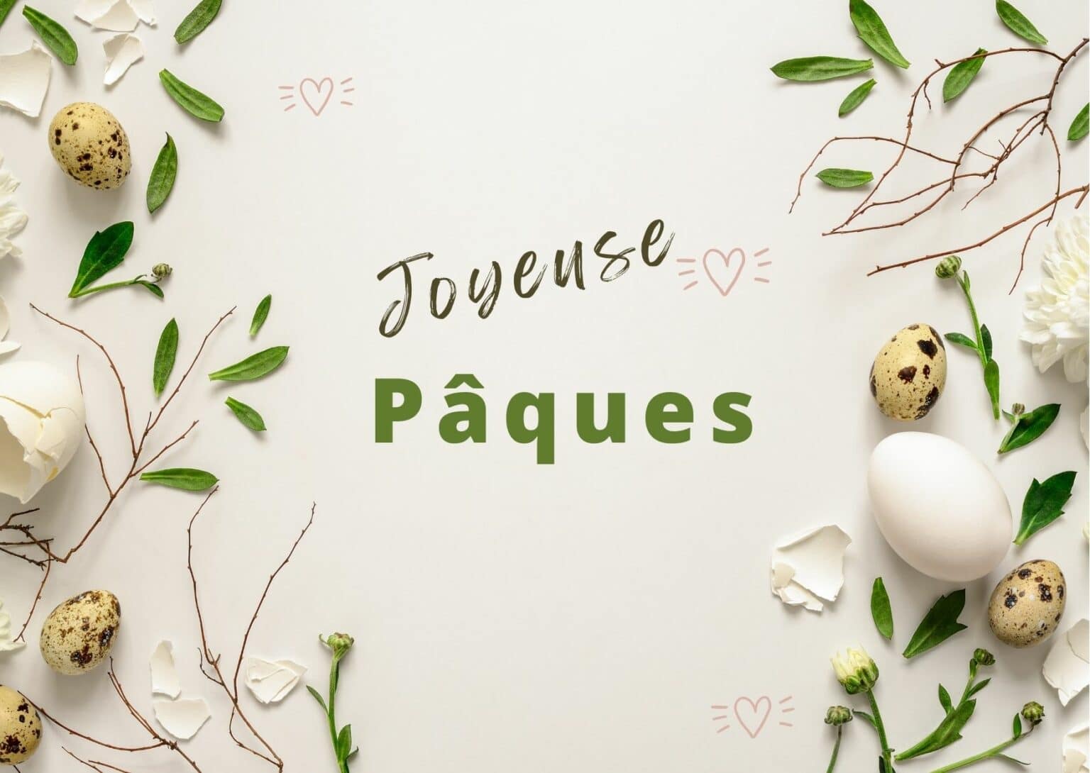 Pâques 2025 - Joyeuses Pâques mon amour - Message d'amour