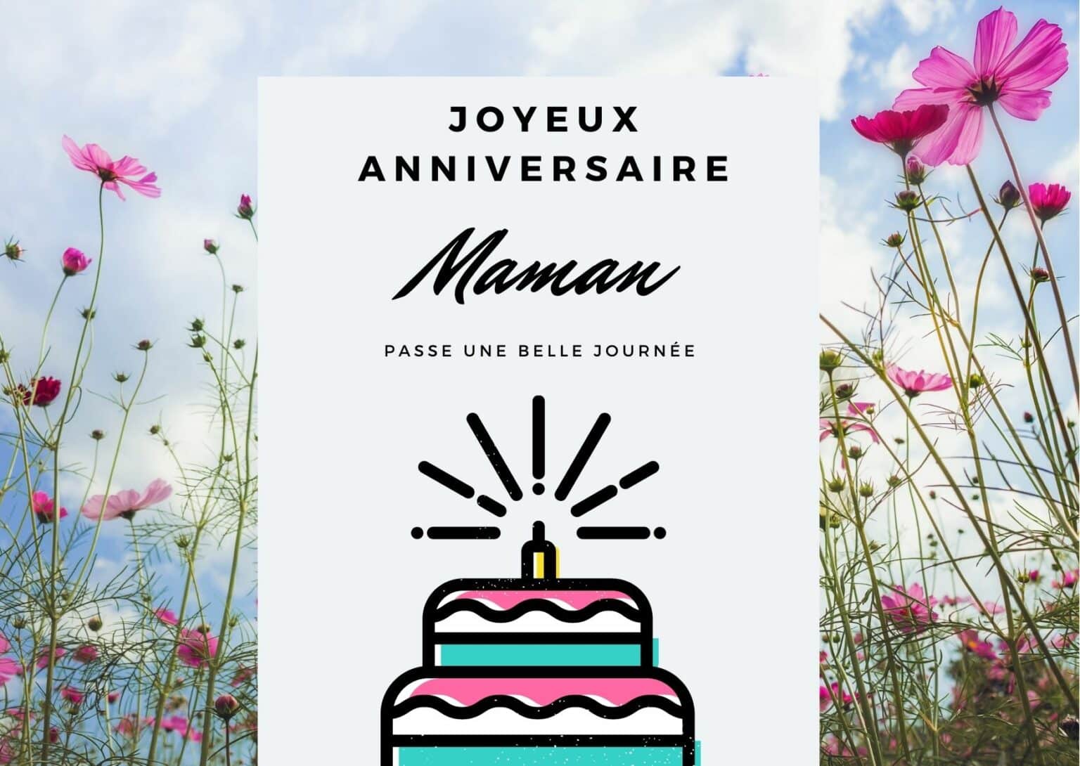 Joyeux anniversaire maman : idées de textes touchants - Message d'amour