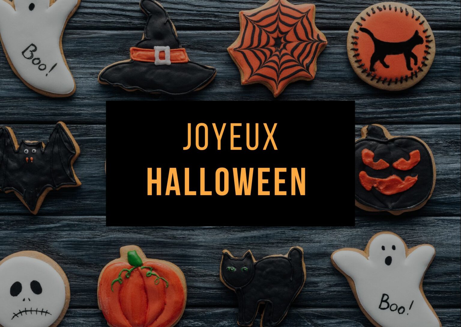 Cartes halloween gratuites à imprimer - Message d'amour