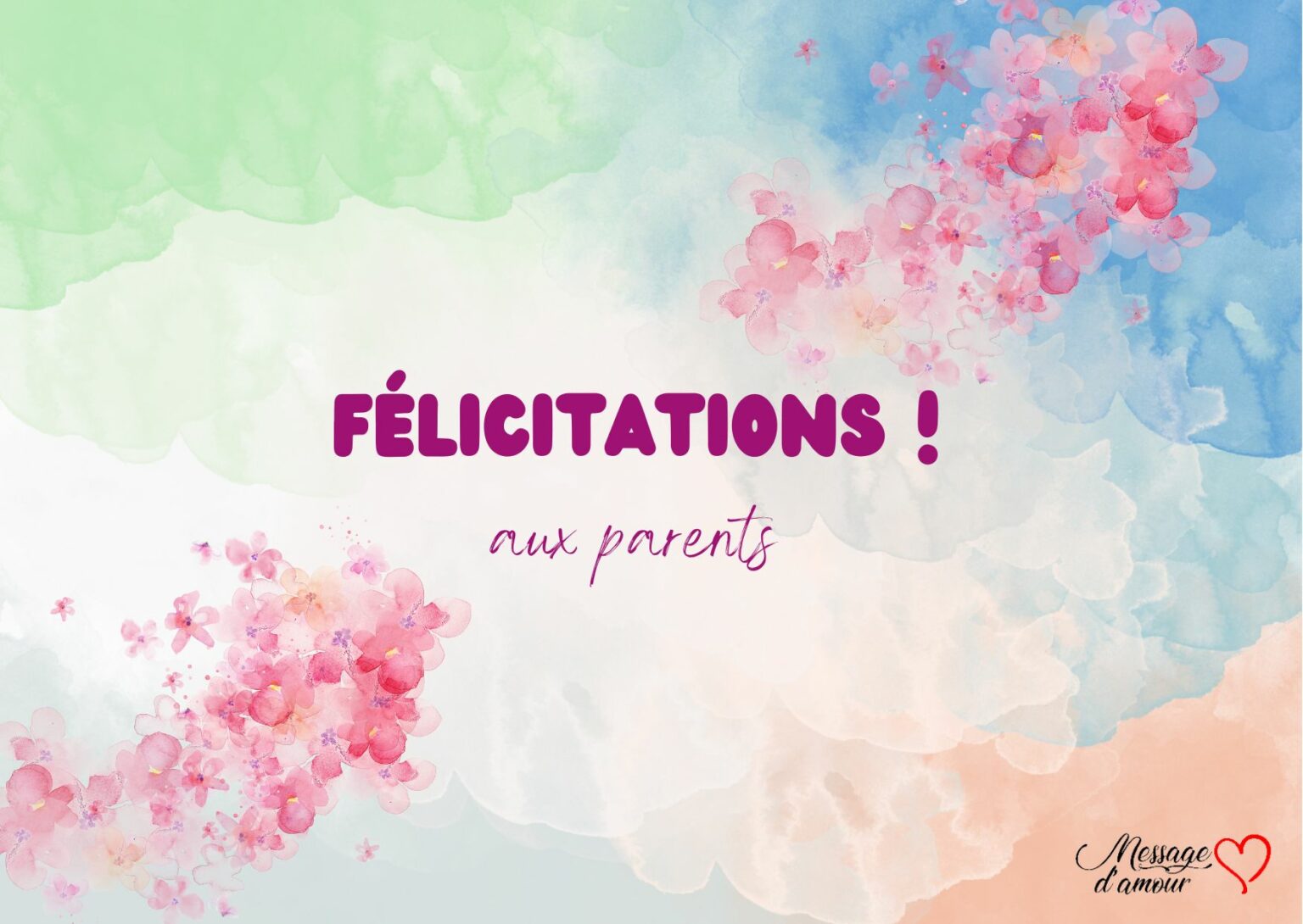 Idées de messages de félicitation naissance - Message d'amour